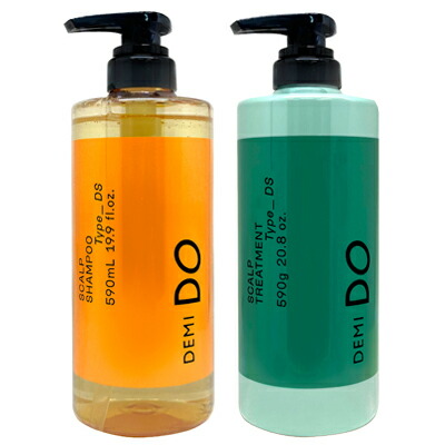 デミ ドゥ スカルプ シャンプー DS 590ml  + ヘア ＆ スカルプ トリートメント DS 590g