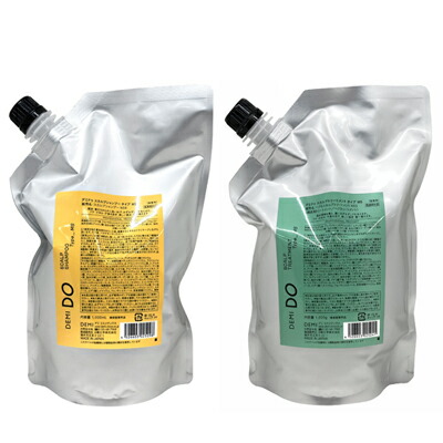デミ ドゥ スカルプ シャンプー MS 1000ml  + ヘア ＆ スカルプ トリートメント MS 1000g