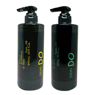 デミ ドゥ スカルプシャンプー メン タイプ OS 590ml + トリートメント メン タイプ OS 590g