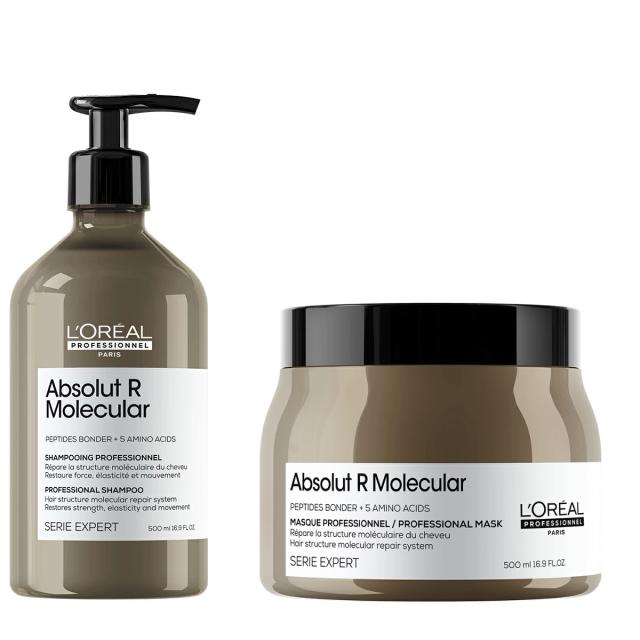 ロレアル セリエ エクスパート アブソルート R モレキュラー シャンプー　500ml + アブソルート R モレキュラー マスク 500g　セット