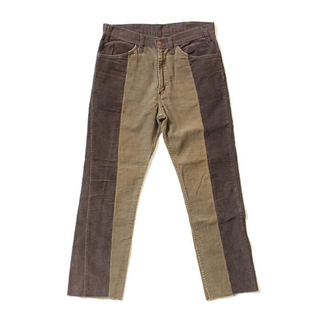 Hexico(ヘキシコ)/ Deformer Pants - Ex. U.S. Corduroy リメイクコーデュロイパンツ - 33 ブラウン