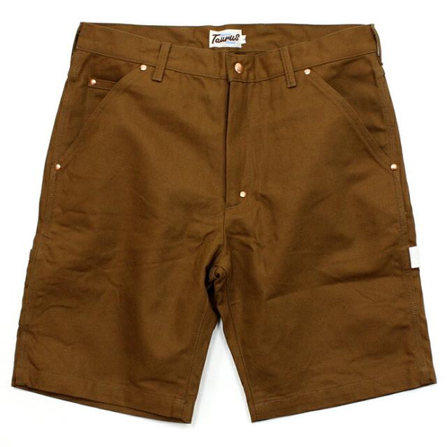 Taurus（トーラス）/ Canvas Tool Shorts キャンバスツールショーツ - Brown   買い回り 買い周り 買いまわり ポイント消化