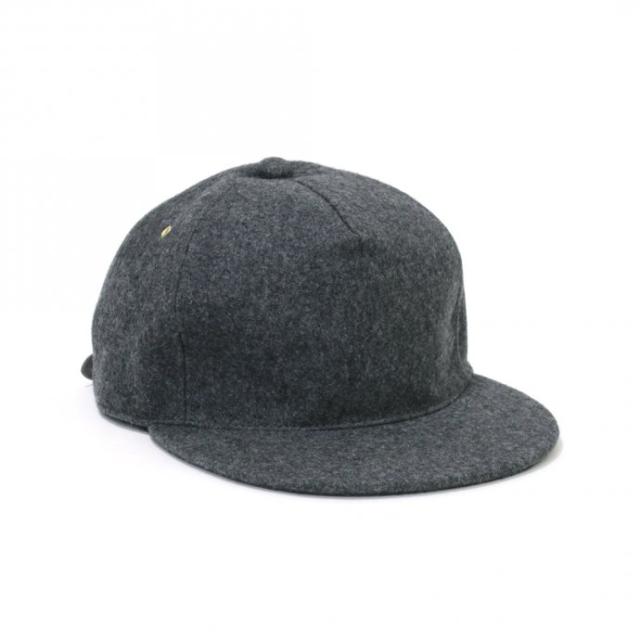 Trad Marks / Basic Cap WM ベーシックキャップ ウールメルトン - Dark Heather ダークヘザーグレー 即日発送 即納