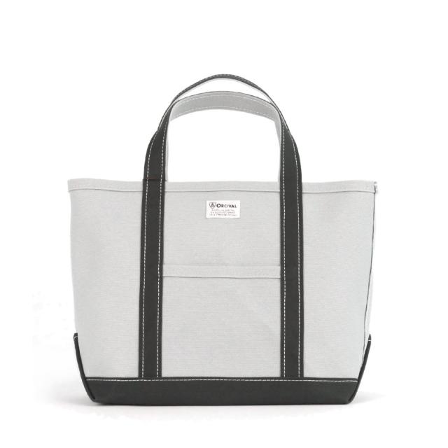 オーシバル バッグ ORCIVAL トートバッグ レディース M サイズ RC-7042 HVC キャンバス トート ICE GREY × CHARCOAL A4 無地 シンプル おしゃれ カジュアル 通勤 通学 大学生 オーチバルあす楽 母の日 ギフト プレゼント 贈り物 鞄