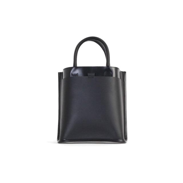 COURTNEY ORLA (コートニーオーラ) / CURVE POCKET TOTE s - ブラック/ブラック CRP23FPV017002BK/BK トートバッグ  黒 ブラック シンプル 無地 鞄 バッグ シ…