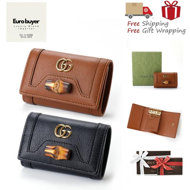 GUCCI グッチ キーケース   658636 バンブー キーケース   新品 ギフト プレゼント 贈り物 無料 ラッピング 包装