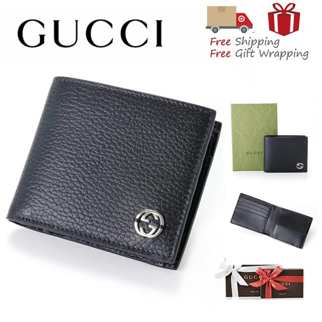 GUCCI グッチ 財布 二つ折り財布 610466  新品 ギフト プレゼント プレゼント ギフト 贈り物 無料 ラッピング 包装