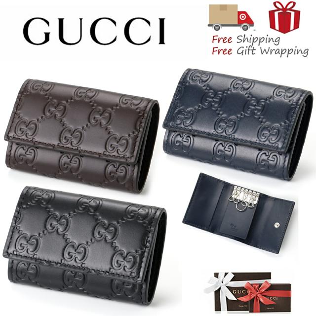 【送料無料】 GUCCI GG キーケース キーリング 779824 新品 ギフト プレゼント プレゼント ギフト 贈り物 無料 ラッピング 包装
