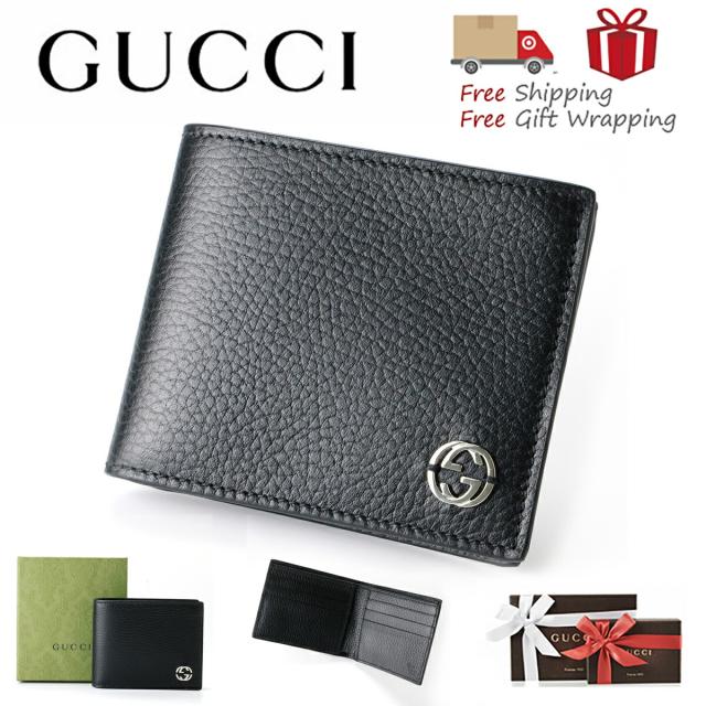 【送料無料】 GUCCI グッチ 財布 二つ折り財布 610464 GGロゴ  新品 ギフト プレゼント プレゼント ギフト 贈り物 無料 ラッピング 包装