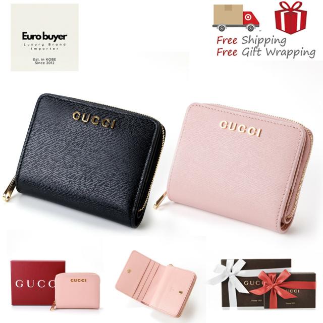GUCCI グッチ  772639 スクリプト ミニウォレット 財布   新品 ギフト プレゼント 贈り物 無料 ラッピング 包装