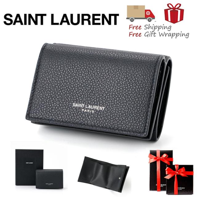 【送料無料】SAINT LAURENT サンローラン 財布  三つ折り財布 678272 新品 ギフト プレゼント プレゼント ギフト 贈り物 無料 ラッピング 包装
