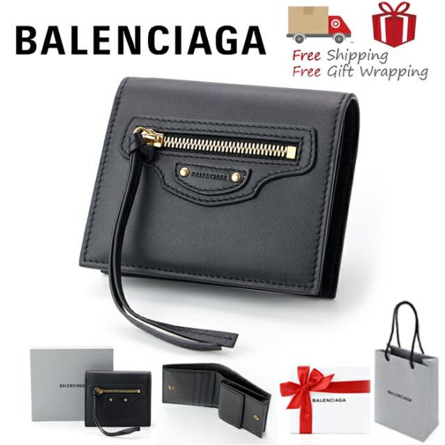 BALENCIAGA バレンシアガ 財布 CLASSIC ミニ財布 640111 新品 ギフト プレゼンギフト 贈り物 無料 ラッピング 包装