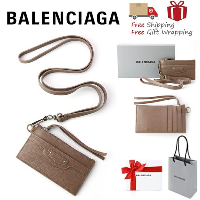 BALENCIAGA バレンシアガ  カードケース キーリング 594548 新品 ギフト プレゼンギフト 贈り物 無料 ラッピング 包装