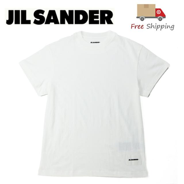 【送料無料】JILSANDER ジルサンダー   裾ロゴ Tシャツ　1枚 J47GC0001 新品
