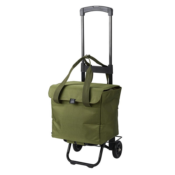 レップ(Rep) COCORO 4WAY ショッピングカート Multi（マルチ） カーキ 550304 25L 保冷・保温 耐荷重量：20kgまで バッグ取り外し可・タイヤ取り外し不可