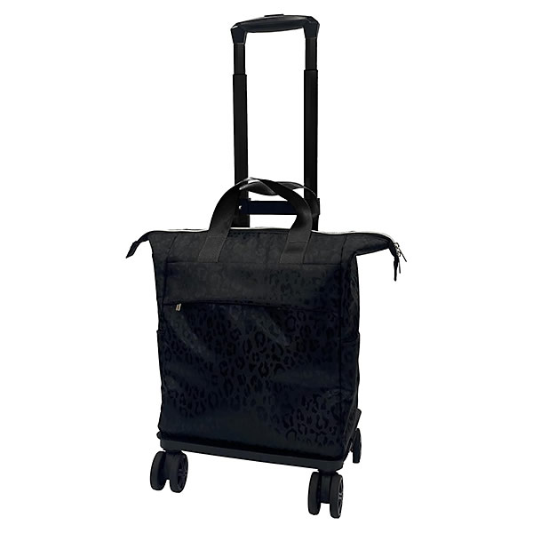 レップ(Rep) COCORO 4輪カート ショッピングカート Leopard（レオパード） ブラック 560501 18L 耐荷重量：10kgまで タイヤ取り外し不可