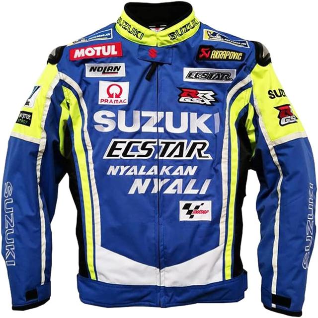 メンズ バイクジャケット メッシュジャケット オートバイジャケット ライダースジャケット プロテクター付き 春夏秋用 保護力 通気性 青布・インナー付き