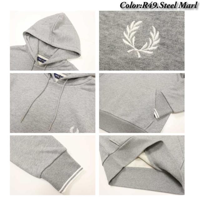 FRED PERRY フレッドペリー Tipped Hooded Sweatshirt M2643 パーカー