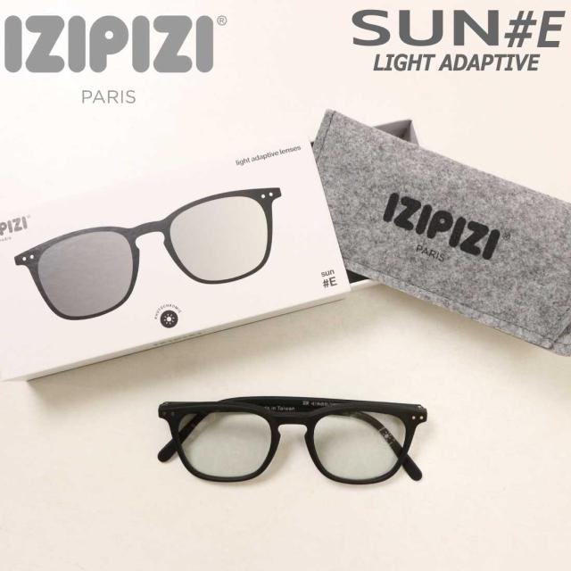 IZIPIZI イジピジ サングラス SUN LIGHT ADAPTIVE #E 調光レンズ スクエアフレーム 紫外線 日常使い 旅行 アウトドア メンズ レディース