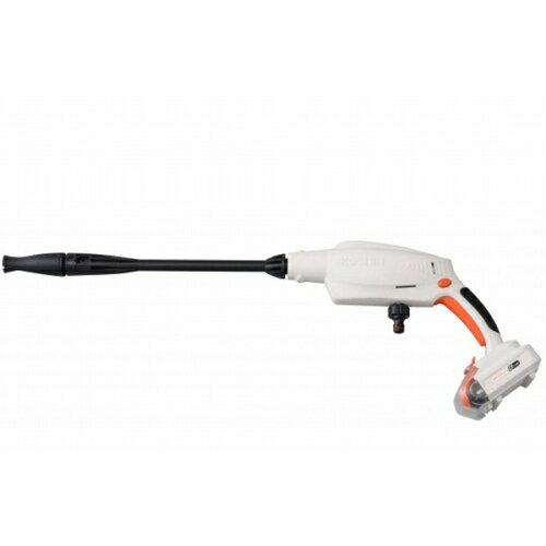 工進(KOSHIN) 18V 2.0Ah 充電式 洗浄機 ガンタイプ SJC-1820 バッテリー・充電器付 コードレス ショートガン 軽量 コンパクト 自吸 水道直結 洗車 ベランダ 清掃 ホワイト、ブラック