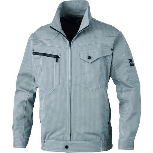 ビッグボーン商事 空調風神服ヘリンボン長袖ジャケット グレー M  BK6067S-62-M 1枚