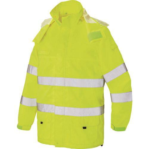 アイトス 高視認性レインジャケット ハイパーイエロー L  562405-091-L 1着