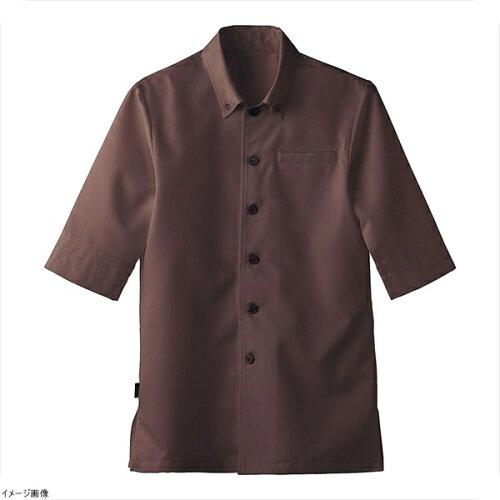 男女兼用ショップコート ET-7728ブラウン LL【SKC6304】