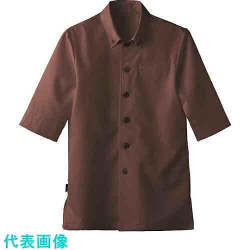 男女兼用ショップコート ET-7728ブラウン 4L【SKC6306】
