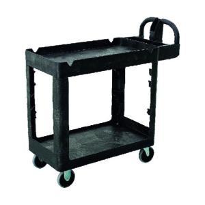 トラスト シェルフユーティリティーカート2段 4044 ブラック【KTL7001】