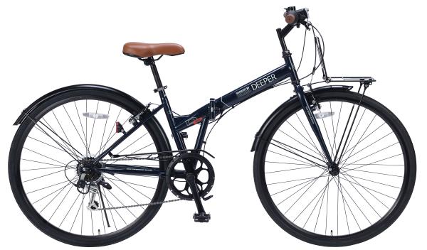 池商 折畳シティクロス27・6段ギア インディゴ DE-601-ID【沖縄・離島への配送不可】