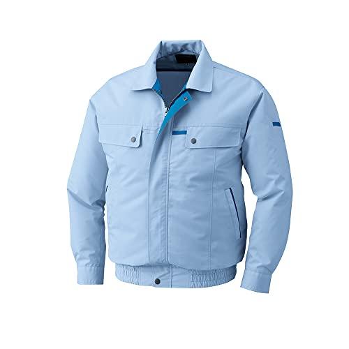 KUCHOFUKU 空調服 綿・ポリ混紡脇下マチ付空調服 サックス Mサイズ KU90450/サックス/M