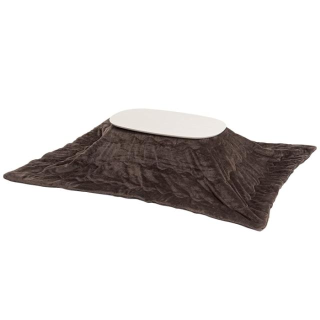 HAGIHARA 萩原 こたつ+うす掛け布団 2点セット カルミナ950WS+ビケ950BR ※北海道、沖縄、離島配送不可