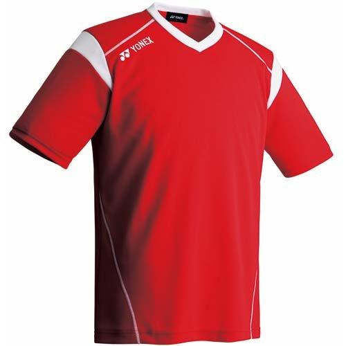 YONEX ヨネックス (FW1002/001)ヨネックス ユニゲームシャツSS カラー:レッド サイズ:S