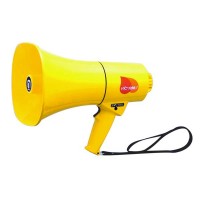 ノボル電機 噴流型防水構造 レイニーメガホン 15Wホイッスル音付 TS-714