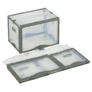 TKG テイケイジイ 遠藤商事 リスボックス 有色不透明タイプ 手穴無し40BII LGY/GY【ALS8603】