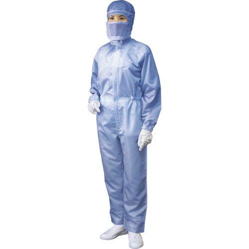 ブラストン クリーンルーム用ウェア カバーオール(ブルー) 男女共用 BSC-12001-B L (7047bn)