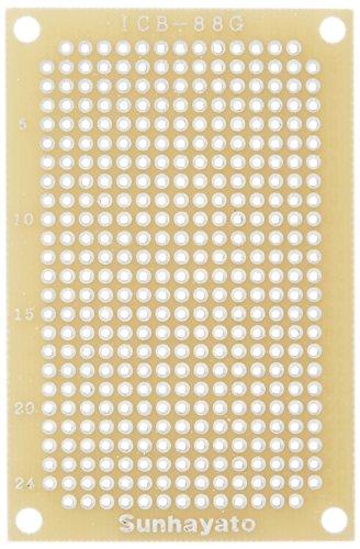 サンハヤト 小型ユニバーサル基板(ICB-88G)の通販はau PAY マーケット - ECJOY! | au PAY マーケット－通販サイト