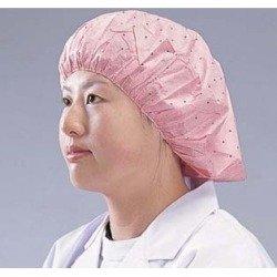 日本メディカルプロダクツ つくつく帽子(電石不織布) EL-102L ピンク (100枚入)【SBU2402】