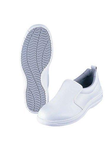 ムーンスター 月星 Sワークシューズキッチンスター01白 22.5cm【SWC1202】