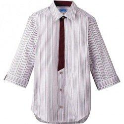 サンペックス 男女兼用七分袖シャツ SSBT-3121 エンジ【SSY3801】