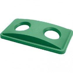 トラスト スリムレクタングルコンテナ用ボトル＆カン蓋1641グリーン【KTL4602】