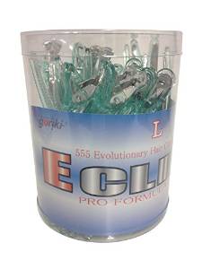 五力工業 五力 E-クリップ Lサイズ30本丸筒 クリアグリーン