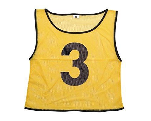 ARTEC チームベスト 大(1〜10)黄 4502 1パック