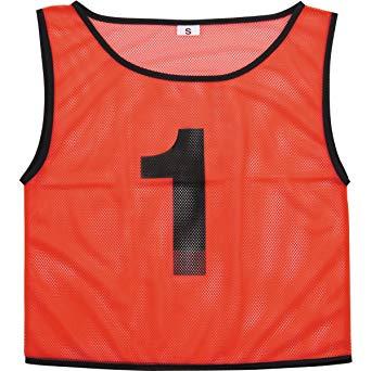 ARTEC チームベスト 小(1〜10)赤 4506 1パック