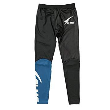 マーシャルワールド ALLS1-M-AQ サンダー ロングスパッツ 青×黒 M【新ロゴでの手配となります】