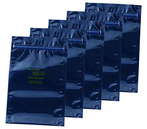 アズワン ESDシールドバッグ シールドバッグ ジッパー付き 300×400×0.076 758ST1216 1箱(100枚入)