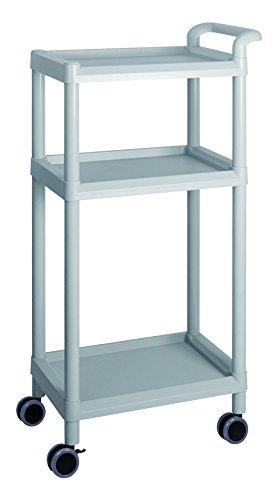 アズワン モバイルイージーカート(トールタイプ/レギュラー31)3段 グレー ME31A   1個