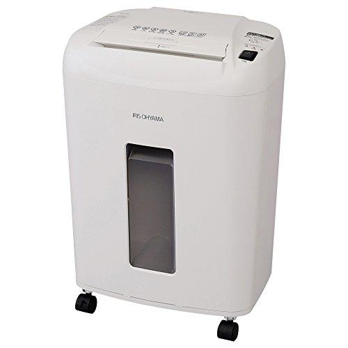 IRISOHYAMA アイリスオーヤマ OF12M 電動シュレッダー マイクロカット 最大幅:A4 11枚〜50枚 21L〜30L ホッチキス可 ホワイト