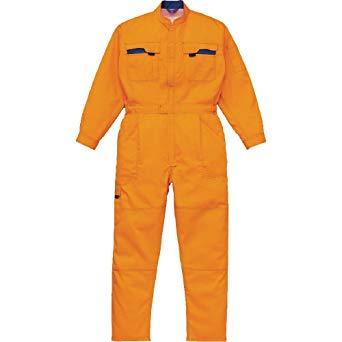 山田辰 40000OR5LAUTO-BI スリードラゴン ツナギ服 5Lサイズ オレンジ8363787