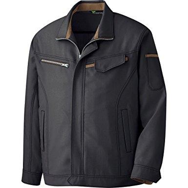 VE529UELLミドリ安全 ベルデクセル 男女ペア 交織ストレッチジャンパー VE529上 LL8357043